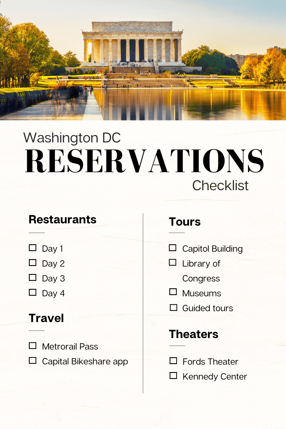 The Perfect Washington DC 4 Day Itinerary for a Long Weekend - itsjanasoli